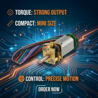 China Encoder 12CPR 24V DC Gear Motor offering tolerance according to drawing optimized for packaging equipment and automation for sale