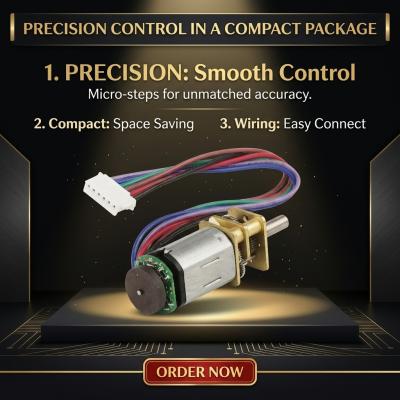 China Encoder 12CPR 24V DC Gear Motor offering tolerance according to drawing optimized for packaging equipment and automation for sale