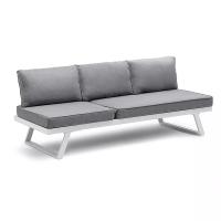 China AJUNION Modern U Shape Outdoor Furniture Set Aluminum Frame Corner Lounge for Garden for sale