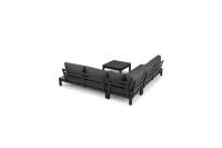 China Y Mail Packing AJUNION Modern Luxury Garden Furniture L Shape Sectional Lounge Set for sale