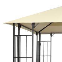 China Polyester Fabric D300 x W300 x H280cm Grill Gazebo Replacement Canopy for Patio Shelter for sale