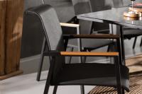 China Extendable Outdoor Dining Table and Chair Set for 12 Guests by AJUNION in Garden for sale