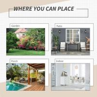 China AJUNION Saving Space Design Furniture Garden Set with Cushions and PE Wicker Rattan for sale