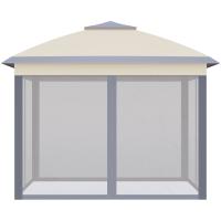 China Rot Proof L330 x W330 x H288cm AJUNION Garden Gazebo Outdoor Canopy Shade Pop Up Tent for sale