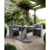China Small Space Solution Outdoor Bistro Set with W67 x D57 x H74cm Chair Size and Mail Packing for sale