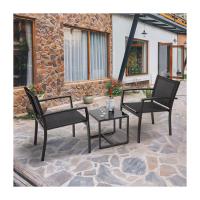 China Minimalist Design Style AJUNION 2 Seating Outdoor Furniture for Garden and Balcony for sale