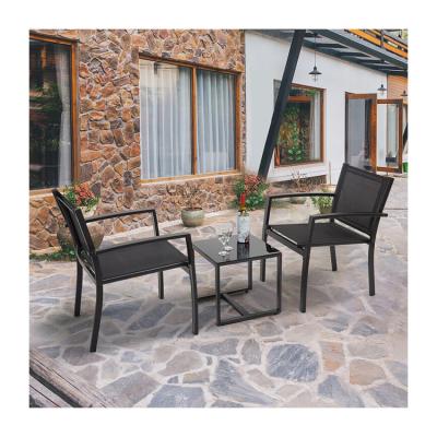 China Minimalist Design Style AJUNION 2 Seating Outdoor Furniture for Garden and Balcony for sale