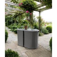 China Small Space Solution Outdoor Bistro Set with W67 x D57 x H74cm Chair Size and Mail Packing for sale