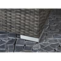 China Outdoor Garden Dining Furniture Set with Bench by AJUNION Woven Rattan Corner Sofa for sale