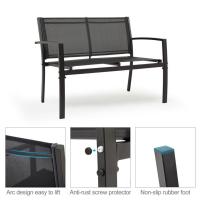 China Balcony or Patio Lounge Set Metal Frame Garden Set for Outdoor 4 Seating Relaxation for sale