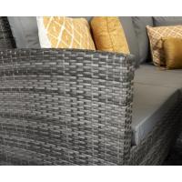 China Leisure Outdoor AJUNION 9 Seating PE Rattan Garden Dining Furniture Set with Cushions for sale
