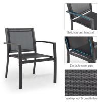 China Balcony or Patio Lounge Set Metal Frame Garden Set for Outdoor 4 Seating Relaxation for sale