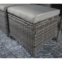China Leisure Outdoor AJUNION 9 Seating PE Rattan Garden Dining Furniture Set with Cushions for sale