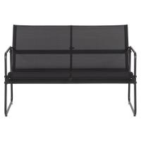 China Metal Furniture Patio Set for Backyard Garden AJUNION 4 Seater Conversation Lounge Set for sale