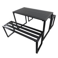 China AJUNION Outdoor Furniture Set for Leisure Facilities Dining Tables Benches and Gardens for sale
