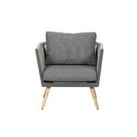 China Modern Outdoor Furniture Set with Aluminum Frame and Wood Grain Finish for sale