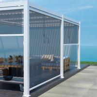China Outdoor Garden Pergola with Adjustable Aluminum Louver Roof and Bioclimatic Design for sale