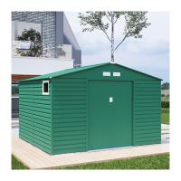 China 120kg Capacity Color Steel Plate Galvanized Steel Garden Building Shed with Air Vents for sale