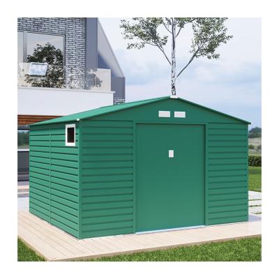 China 120kg Capacity Color Steel Plate Galvanized Steel Garden Building Shed with Air Vents for sale