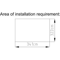 China 120kg Capacity Color Steel Plate Galvanized Steel Garden Building Shed with Air Vents for sale