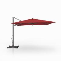 China AJUNION 10ft Aluminum Luxury Patio Umbrella Auto Tilt Waterproof Parasol for Outdoor for sale