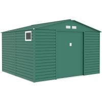 China 120kg Capacity Color Steel Plate Galvanized Steel Garden Building Shed with Air Vents for sale