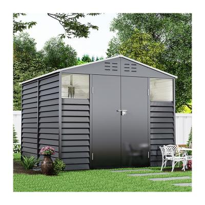 China 43kg AJUNION Metal Garden House Storage Building Shed Waterproof and Durable Solution for sale