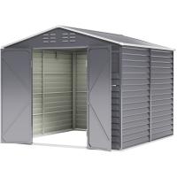 China 43kg AJUNION Metal Garden House Storage Building Shed Waterproof and Durable Solution for sale