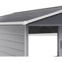 China 43kg AJUNION Metal Garden House Storage Building Shed Waterproof and Durable Solution for sale