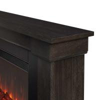China Electric Fireplace Cabinet with Firewood Storage and 100 BTU Heat Output Remote Control for sale