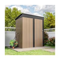 China Waterproof Metal Storage Shed Steel Garden House Color Steel Plate Galvanized Steel for sale