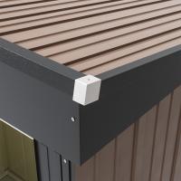 China Waterproof Metal Storage Shed Steel Garden House Color Steel Plate Galvanized Steel for sale