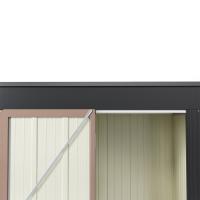 China Waterproof Metal Storage Shed Steel Garden House Color Steel Plate Galvanized Steel for sale