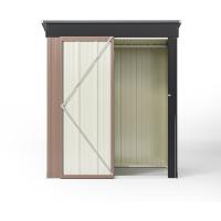 China Waterproof Metal Storage Shed Steel Garden House Color Steel Plate Galvanized Steel for sale