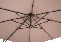 China Double Top Patio Umbrella Garden Parasol Waterproof Canopy AJUNION W300xD300xH260cm for sale