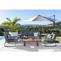 China Modern Style Garden Cantilever Umbrella with Waterproof Design and 18.2kg Weight for sale