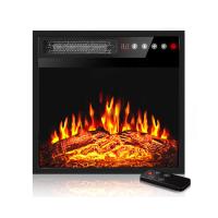 China 18 Inch Electric Fireplace Wall Mounted with Adjustable Thermostat and Remote Control for sale