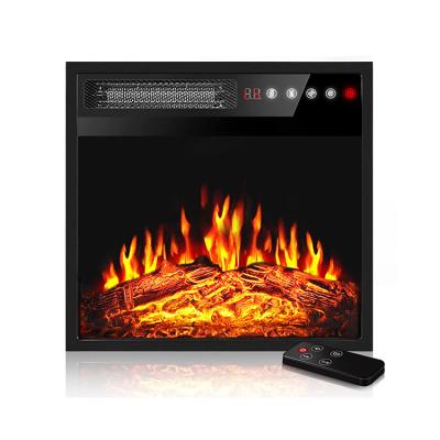 China 18 Inch Electric Fireplace Wall Mounted with Adjustable Thermostat and Remote Control for sale