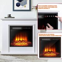 China 18 Inch Electric Fireplace Wall Mounted with Adjustable Thermostat and Remote Control for sale
