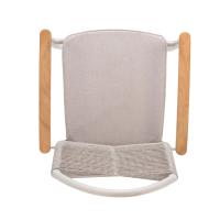 China Enjoy Al Fresco Meals with AJUNION Luxury Aluminum Garden Set and Rope Weave Armchair for sale