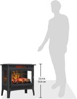 China 1000 Square Feet Heating Area Electric Fireplace with 3D Flame and Eco-friendly Design for sale