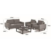 China Elevate Your Garden with AJUNION All Weather Fabric Outdoor Furniture Sofa Lounge Set for sale