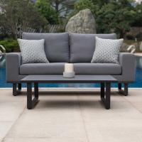 China Elevate Your Garden with AJUNION All Weather Fabric Outdoor Furniture Sofa Lounge Set for sale