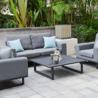 China Elevate Your Garden with AJUNION All Weather Fabric Outdoor Furniture Sofa Lounge Set for sale