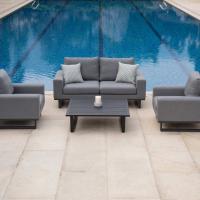 China Elevate Your Garden with AJUNION All Weather Fabric Outdoor Furniture Sofa Lounge Set for sale