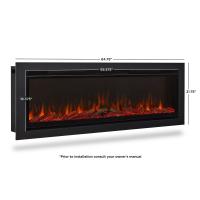 China Modern Wall Mounted Electric Fireplace Insert with 6 Flame Colors and 3d Water Vapor for sale