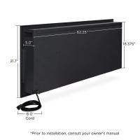 China Modern Wall Mounted Electric Fireplace Insert with 6 Flame Colors and 3d Water Vapor for sale