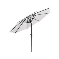 China Waterproof AJUNION 9ft Outdoor Offset Umbrella for Cafe and Patio in Modern Style for sale