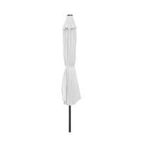 China Waterproof AJUNION 9ft Outdoor Offset Umbrella for Cafe and Patio in Modern Style for sale