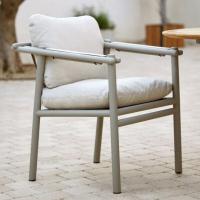 China Minimalist Outdoor Dining Set AJUNION Luxury Aluminum Furniture for Garden or Cottage for sale
